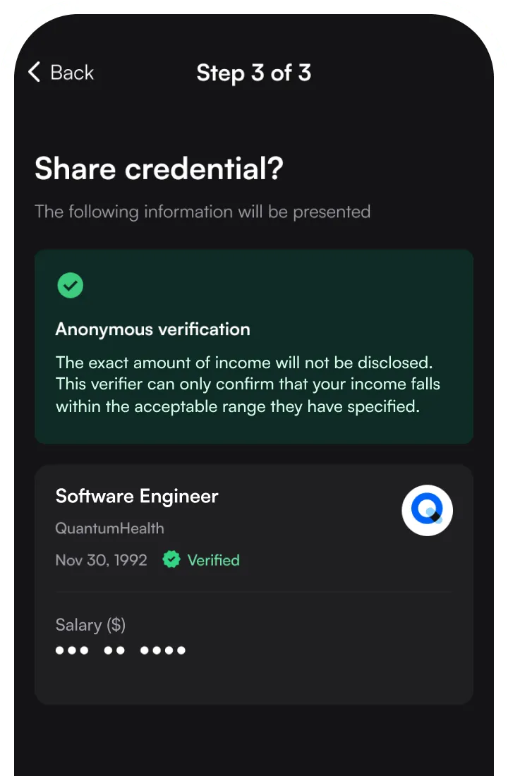 Verification With Zero Knowledge Proofs